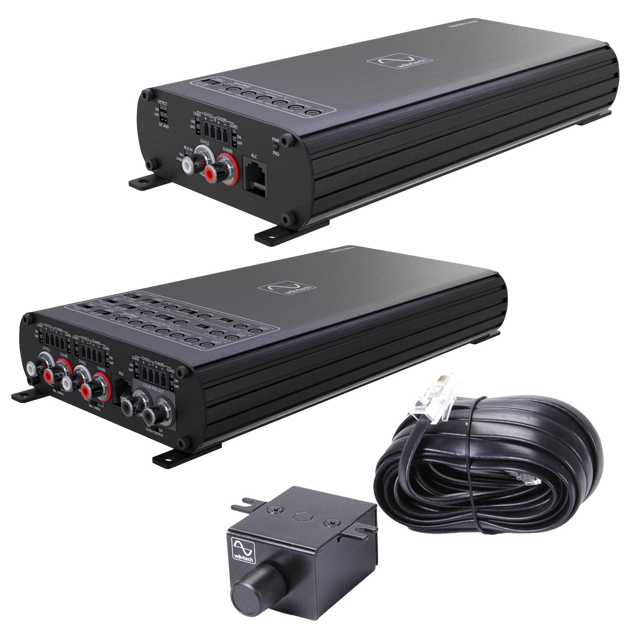 Wavtech Link700.4plus 700 Watt 4-Channel Amplifier, Wavtech link500 ...