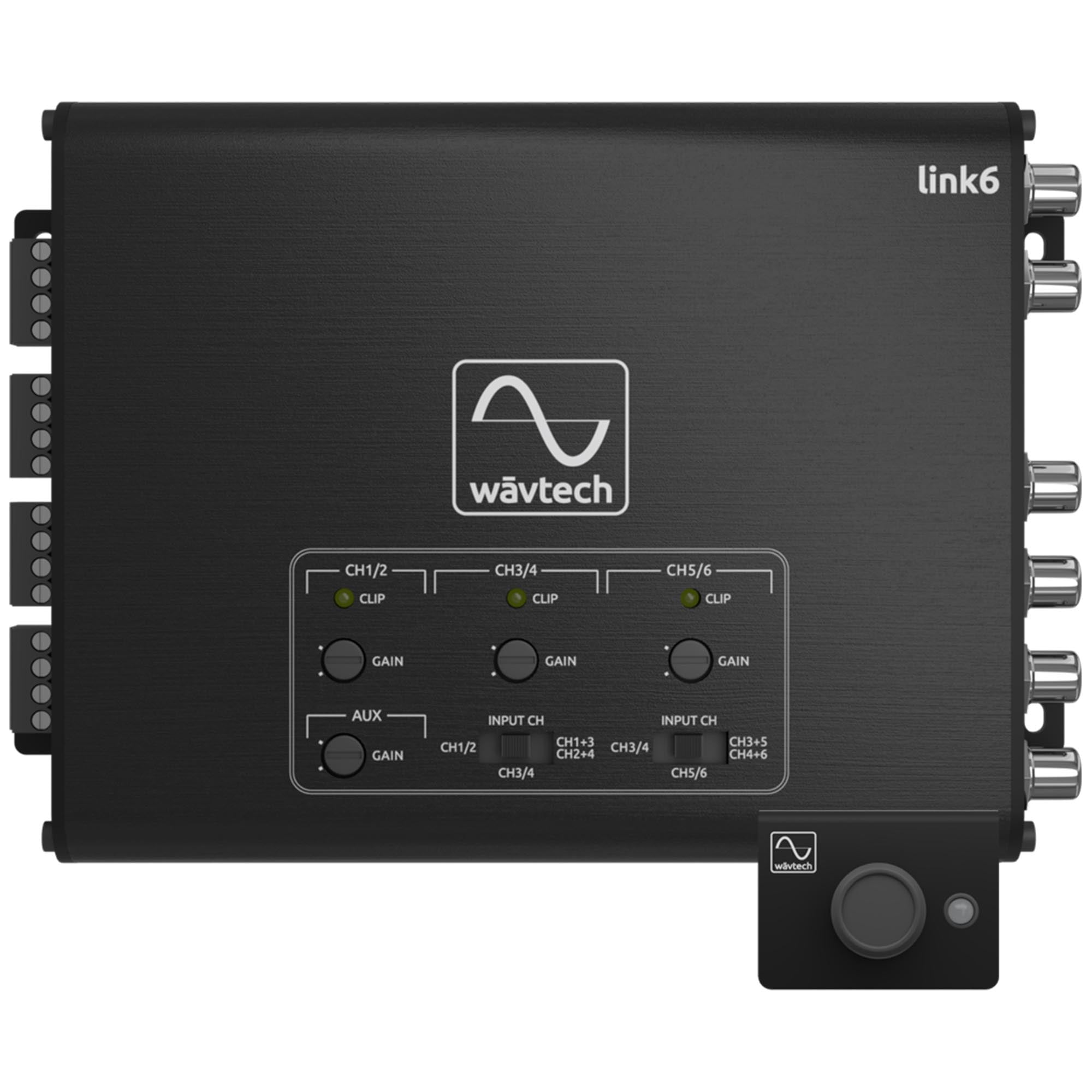 Wavtech link6 - 6-Channel Line Output Converter w/ AUX Input, summing and remote - Walmart ...