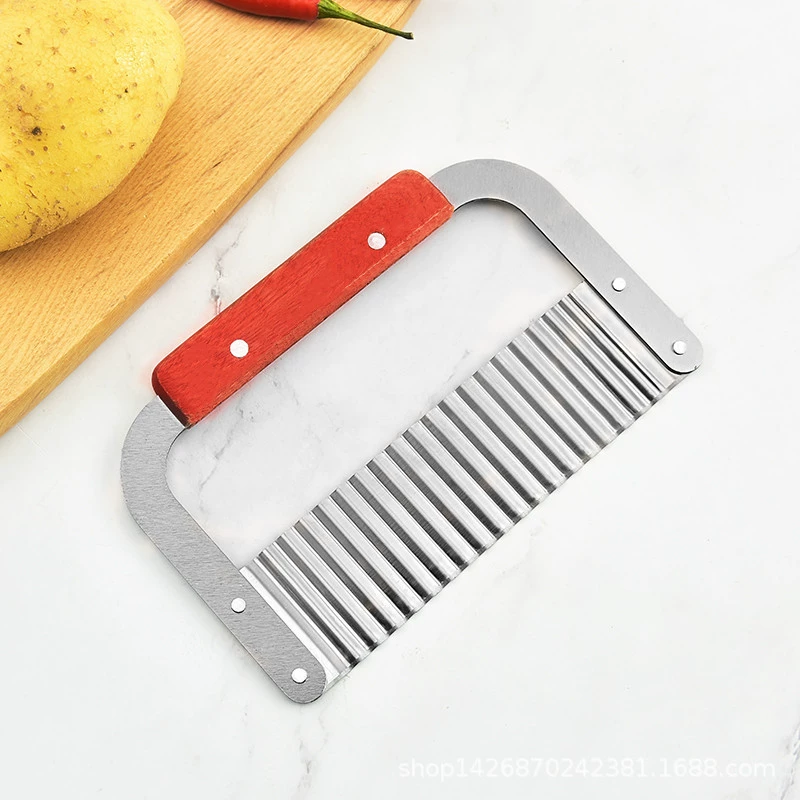 Wavy Chopper Knife Stainless Steel Crinkle Cutter Wavy Rotary Cutter ...