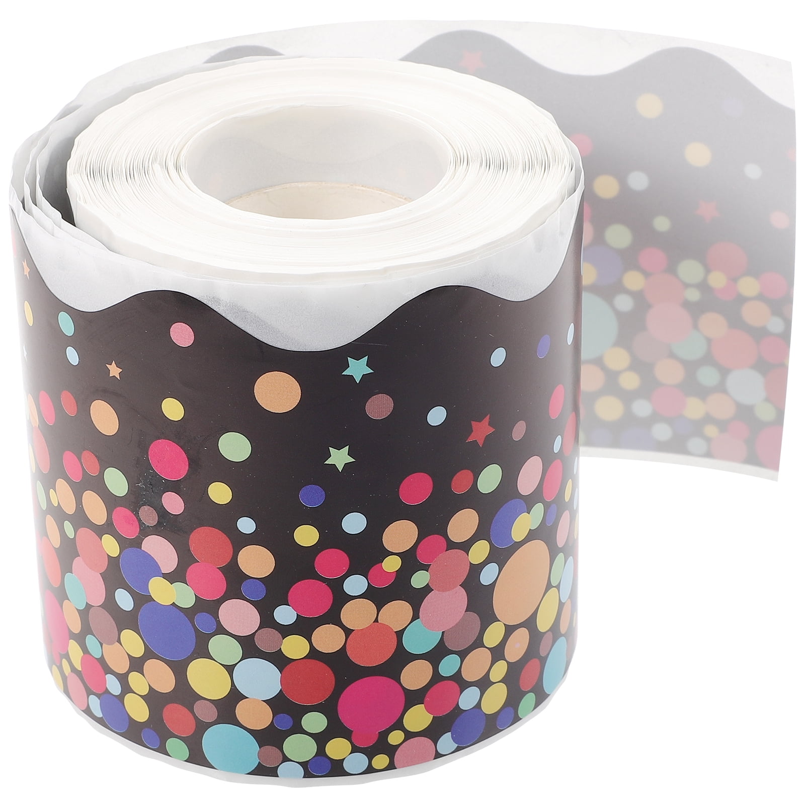 Wavy Edge Sticker Classroom Borders for Bulletin Board Trim Decorating ...