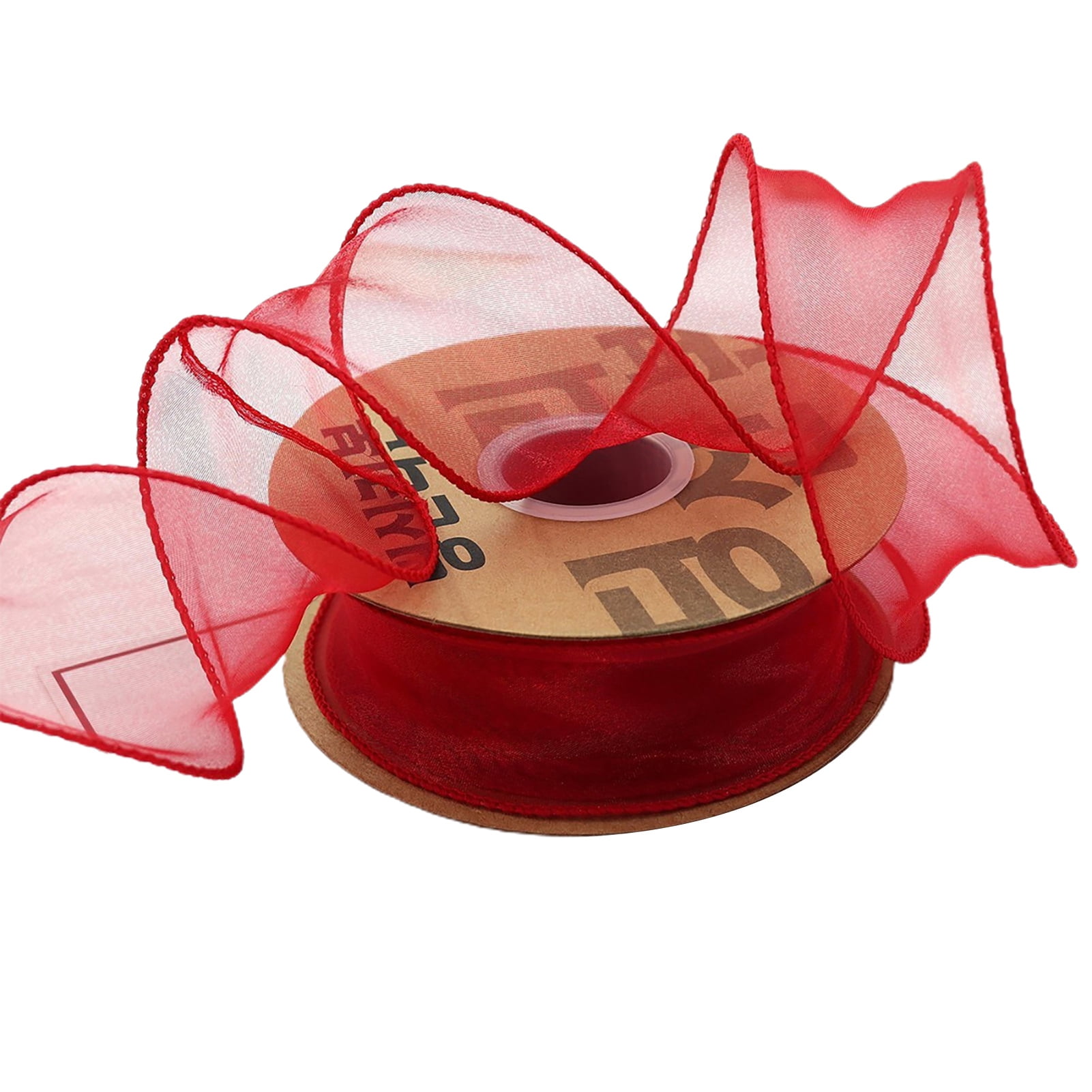 Wavy Organza Ribbon - Multi-functional 2 Yard Transparent Chiffon Mesh ...