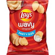 Great Value Party Size Original Potato Chips, 13 oz - Walmart.com