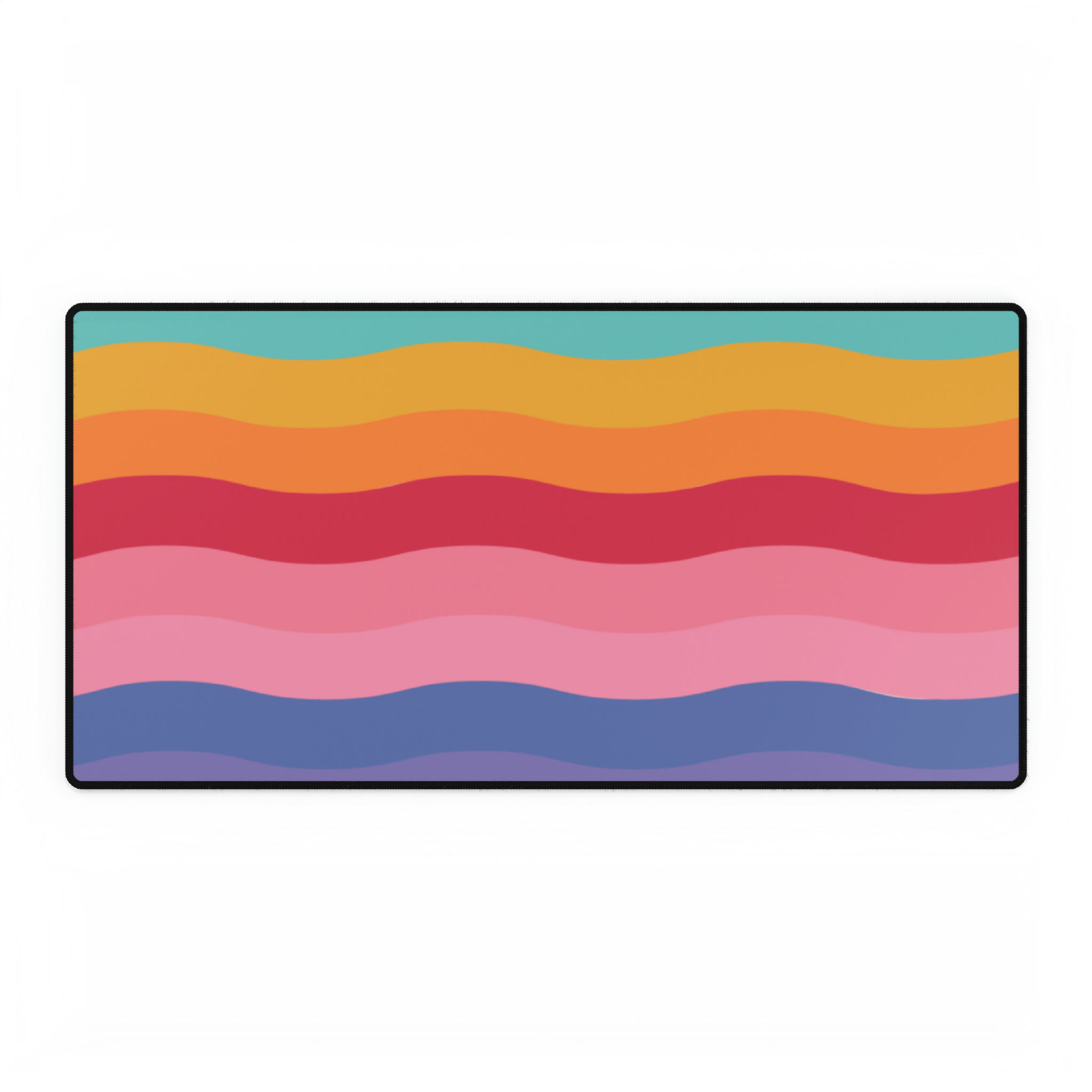 Wavy Rainbow Desk Mat - Walmart.com