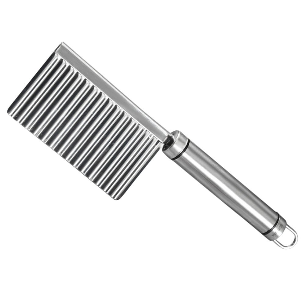 Wavy Slicer Stainless Steel Potato Cutter Vegetable Crinkle Cutting ...
