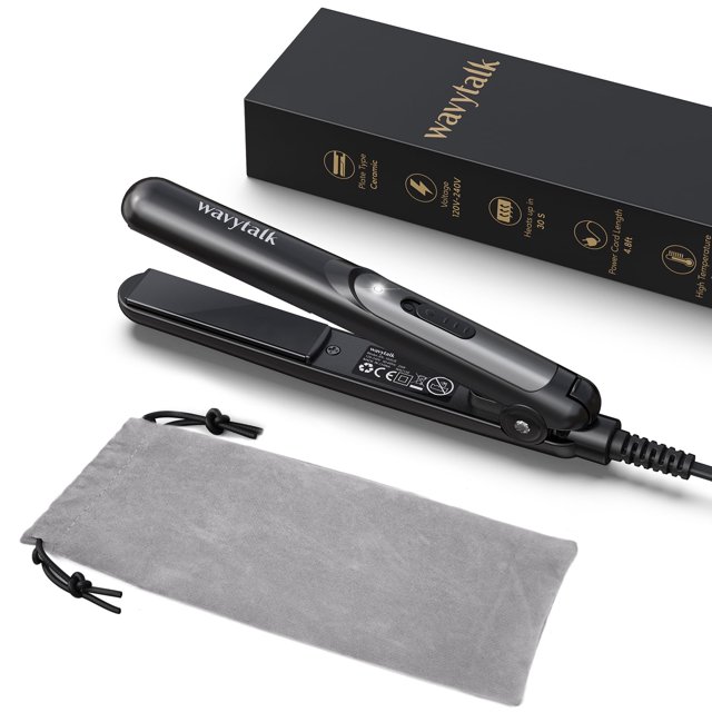 Wavytalk 0.7 Inch Mini Flat Iron, Ceramic Mini Hair Straightener for ...