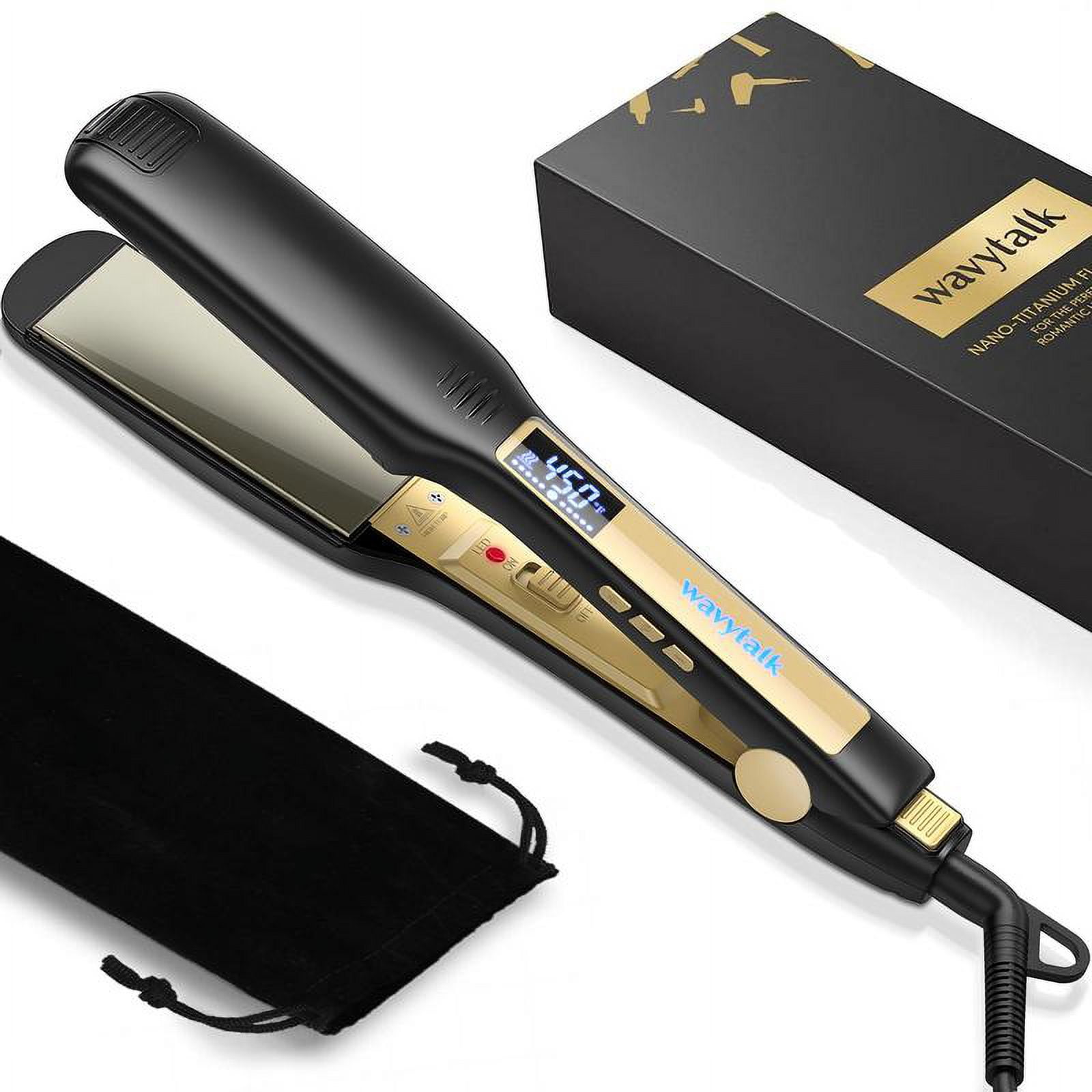 Wavytalk Hair Straightener 1.75 Inch for Effortless Straightening ...