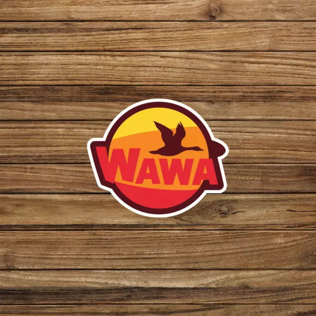 Wawa Convenience Store Logo Bird Silhouette Sticker - Gas Station Retro ...