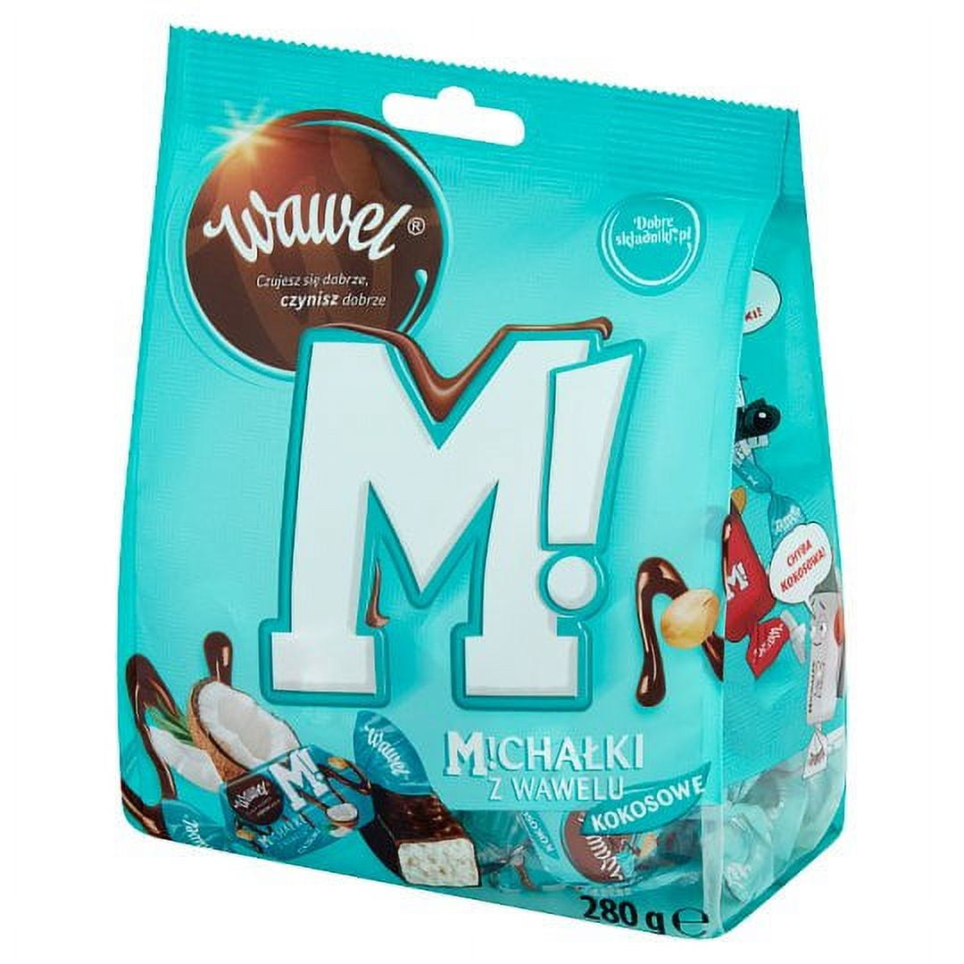 Wawel Michalki Kokosowe Coconut Covered Chocolates 245g Bag - Walmart.com