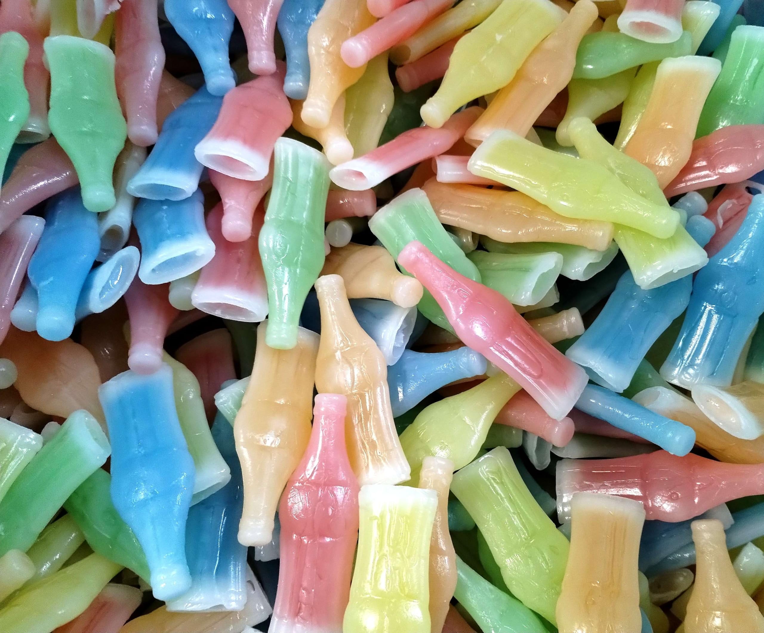 Wax Bottles - Nostalgic ESF27 Retro Assorted Fruity Liquid Inside Chewy ...