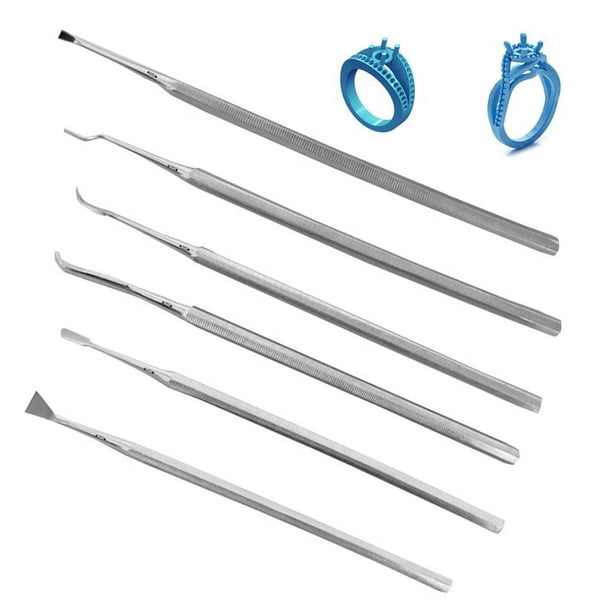 Wax Carvers Tool Set Quality 6 PC Stainless Steel Clay Modelling Sculpting - Walmart Business ...