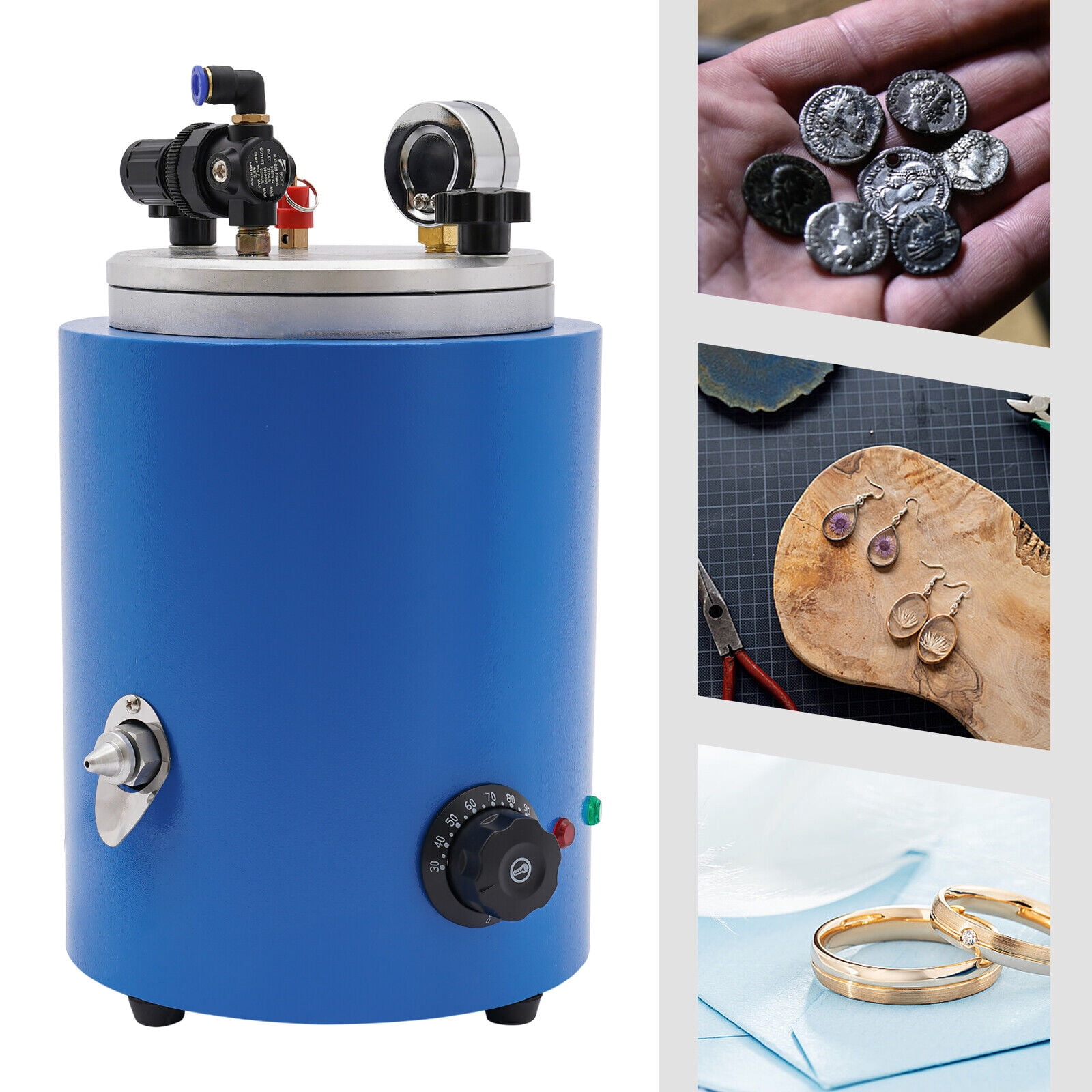Wax Casting Machine 500W Round Wax Injector Large Enough Wax Storage ...
