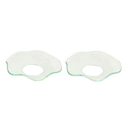 Wax Catcher Bobeche - Clear Wavy Glass - Pack of 2 Drip Stoppers ...