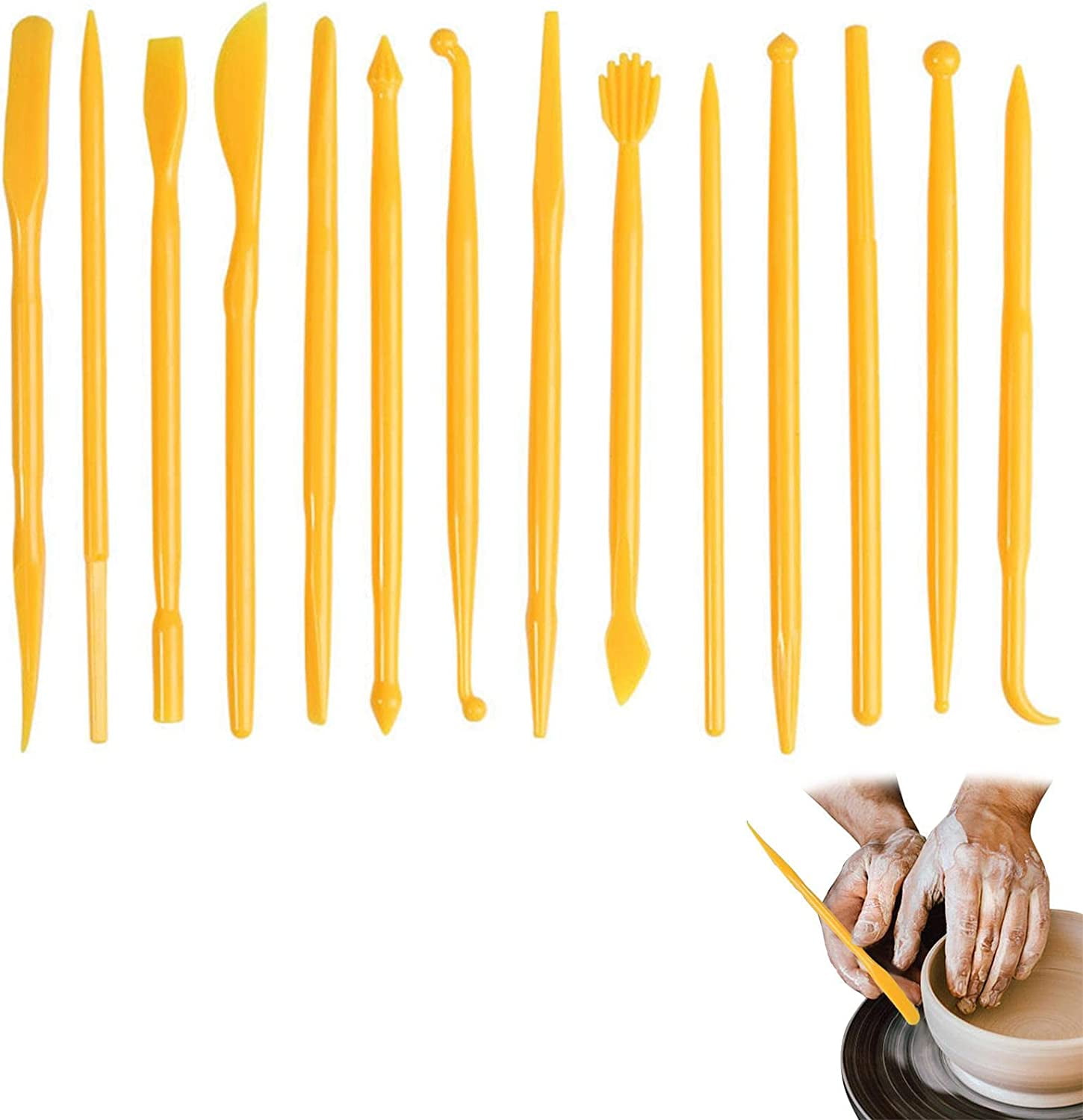 Wax and Clay Sculpting Tool Carver Set - Ceramic Pottery Tool Kit for Shaping and Sculpting ...