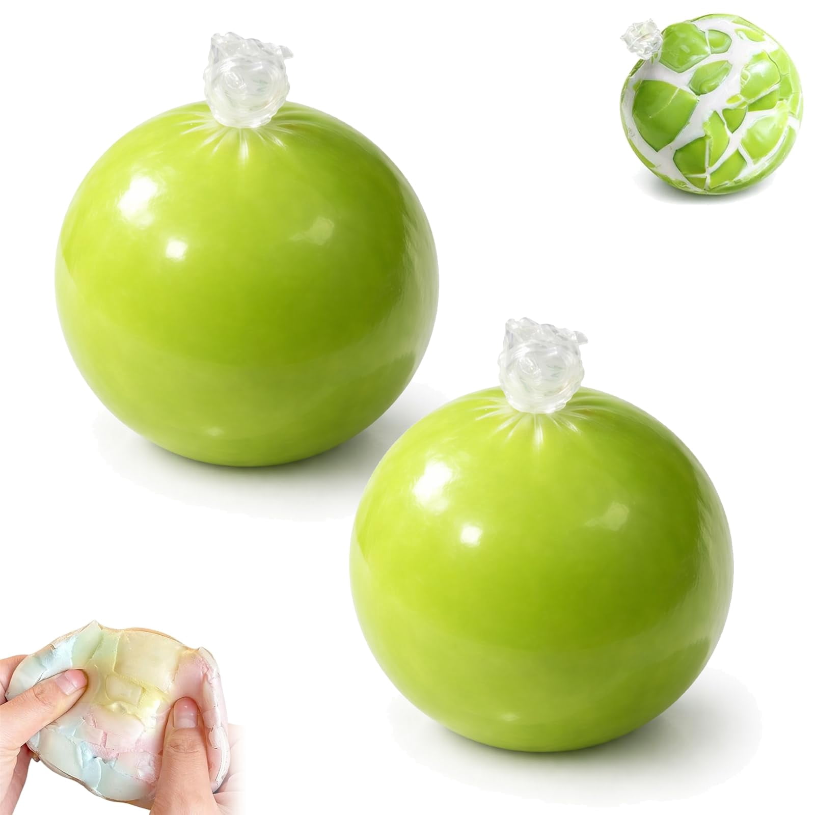Wax Cracking Squishies, Crispy Stress Ball, Snowball Crunch Squishies ...