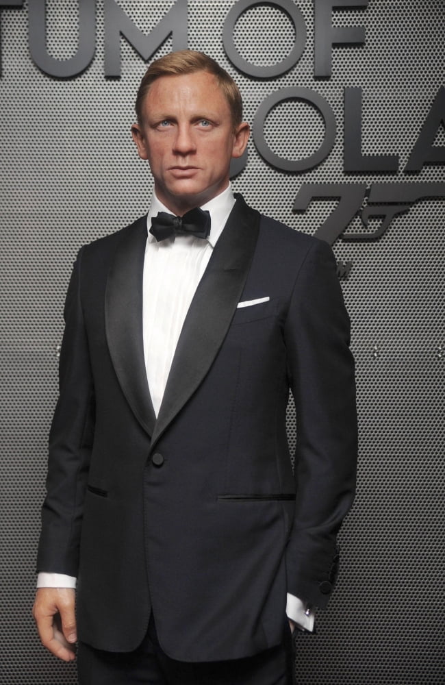 Wax Figure Of Daniel Craig At In-Store Appearance For Madame Tussauds ...
