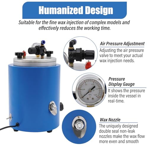 Wax Injector 2.2L Wax Injection Machine, 500W Wax Casting Machine 86 ...