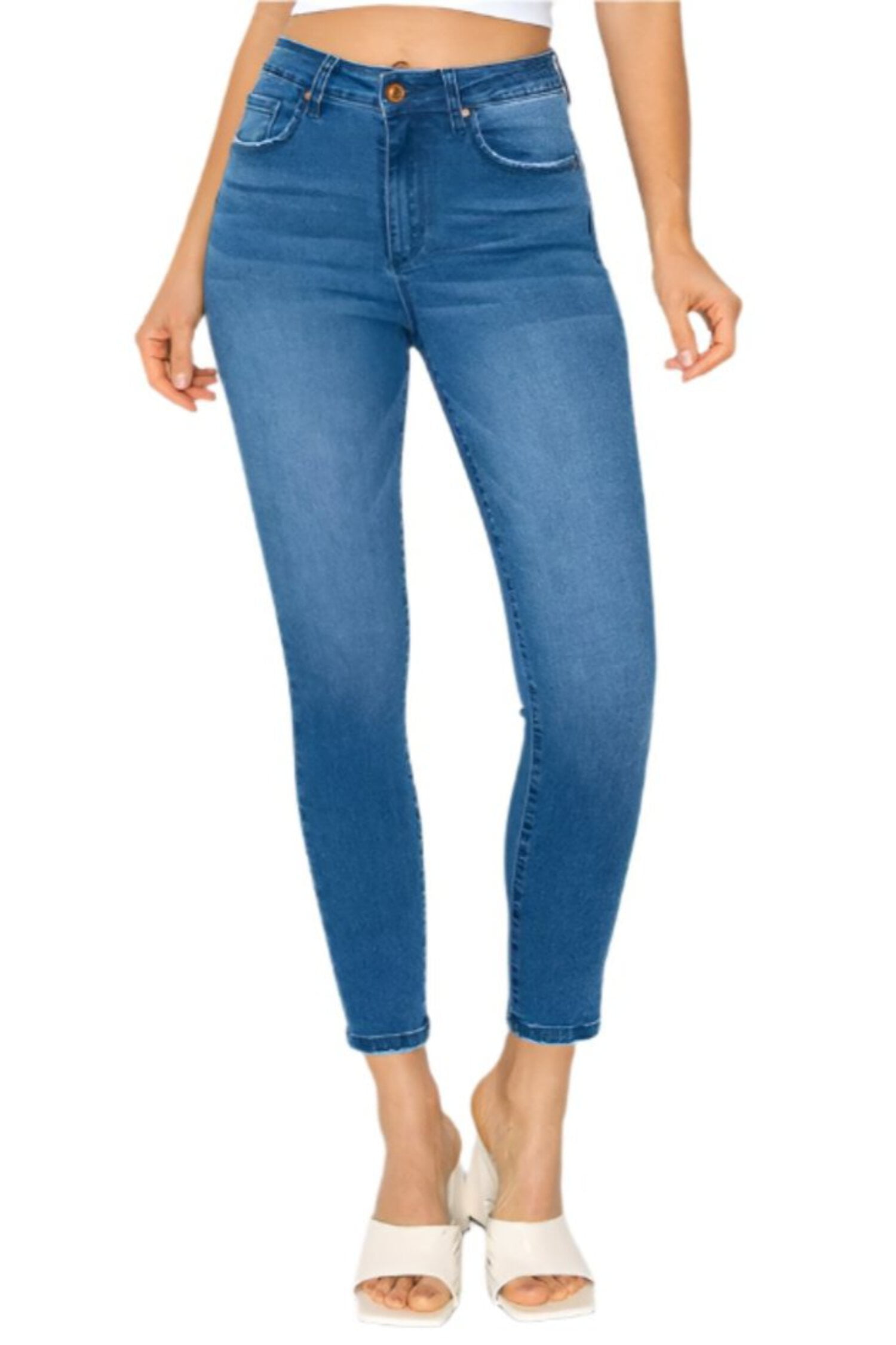 Wax Jean - Basic Five Pocket Push-Up Skinny Denim Jeans - 90304 ...