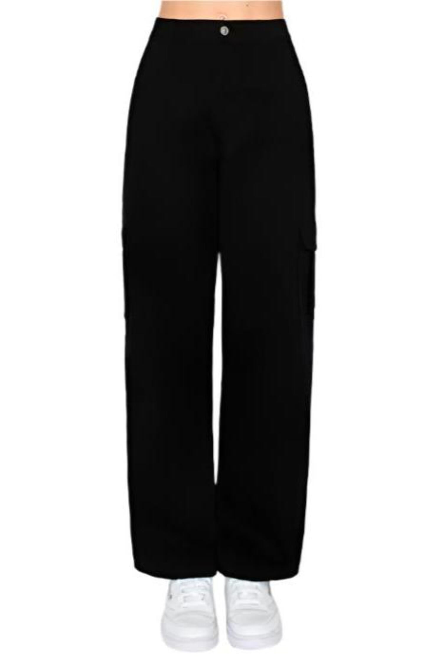 Wax Jeans - Twill Wide Leg Cargo Pants - 90339 - Walmart.com