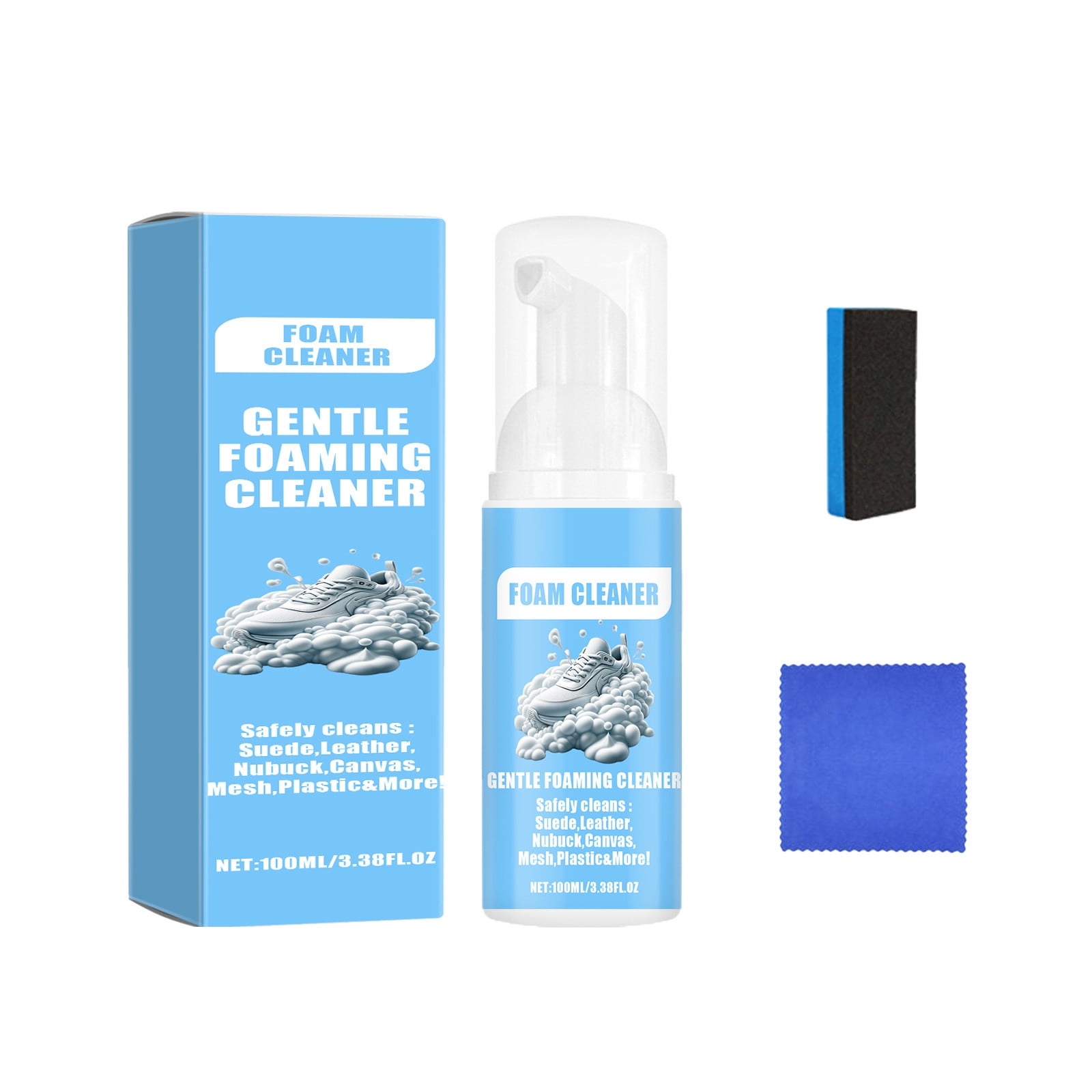 Wax Melt Bear Shoe Cleaner Foam Sneaker Cleaner To Clean Dirt Stains ...