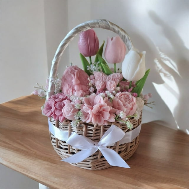 Wax Melt Soy Wax Rose Bouquet (Pink) - Walmart.com