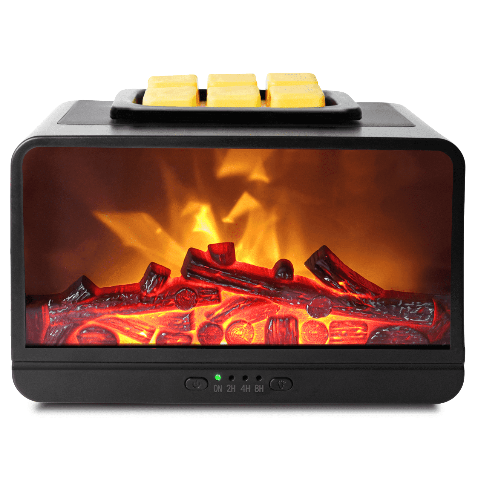 EQUSUPRO Electric Wax Melt Warmer with Flame Light 4 Timer, PTC ...