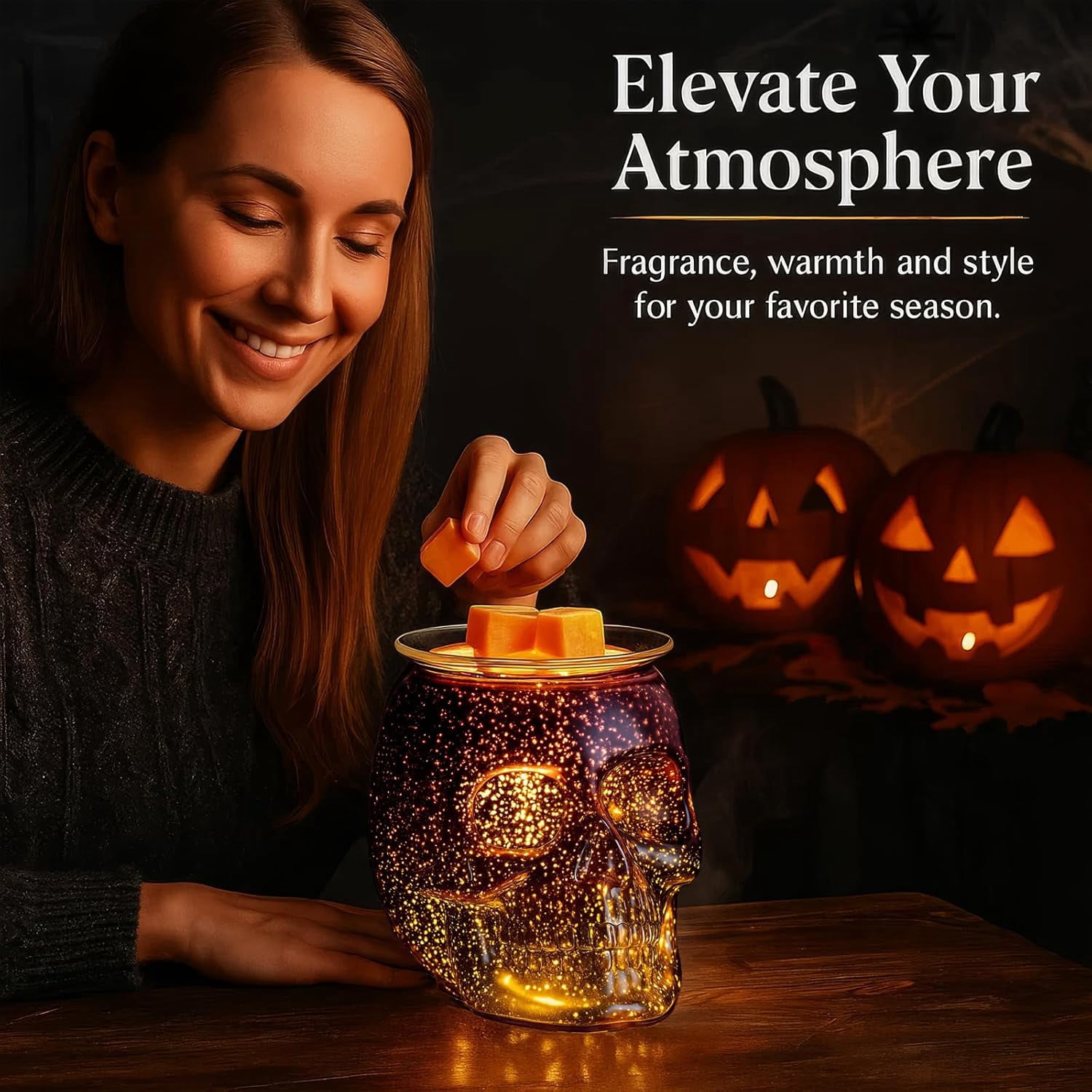 Wax Melt Warmer with Timer, Wax Warmer for Scented Wax with Light Bulb ...