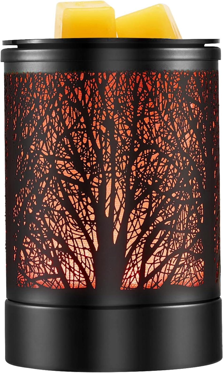 Wax Melts Warmer with 7 Colors Changing Light Classic Black Forest ...