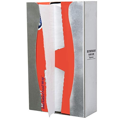 Wax Paper Dispenser Holds one Deli-Wax Paper Sheets Two-Way Keyholes ...
