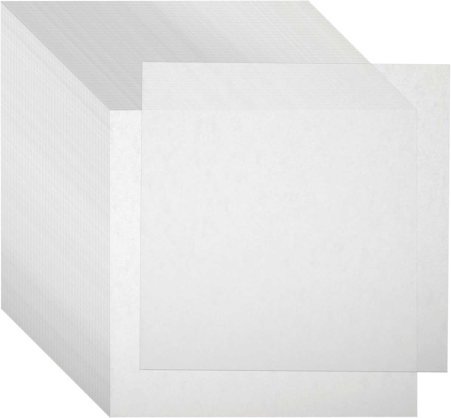 Wax Paper Sheets for Food - 6 x 6 in White, 500 Pack - Food Wrapping ...