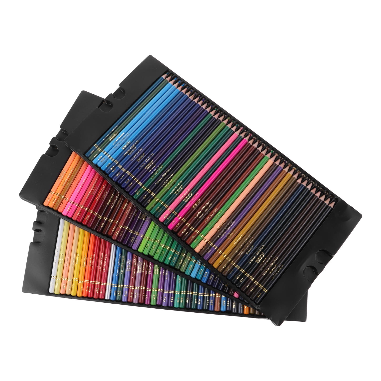 Assorted Color Oily Pencils Set for Writing with 120 Pieces in Wood Material Ideal for Kids and ...