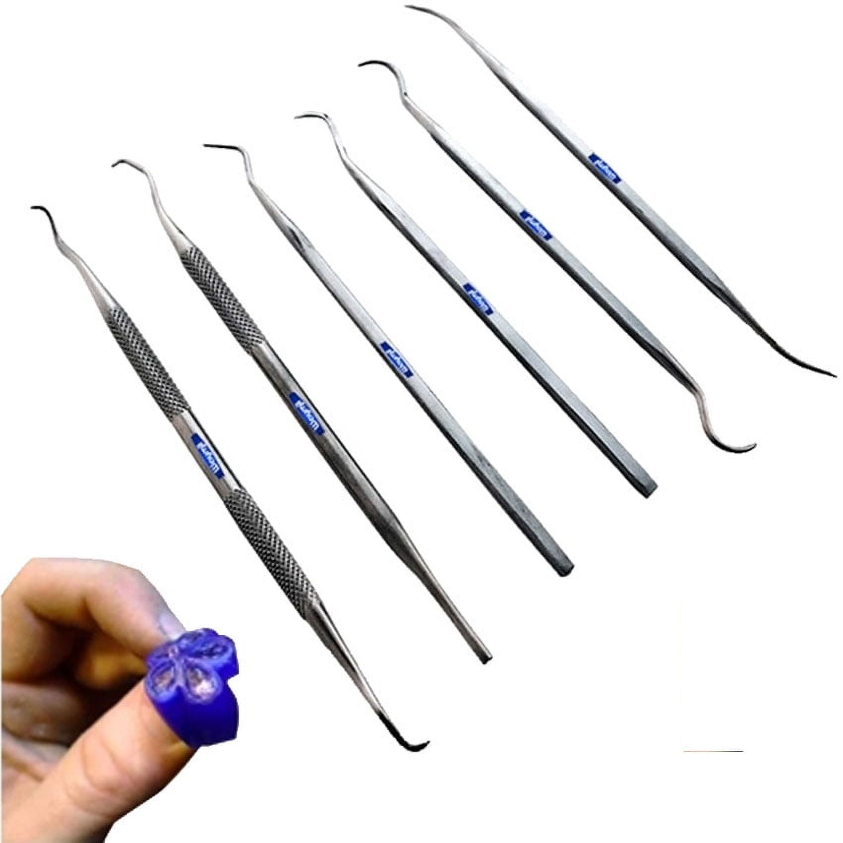 Wax Probe Carving Set 6 Pcs Jewelry Dental Hygiene Picks Modeling Hobby ...