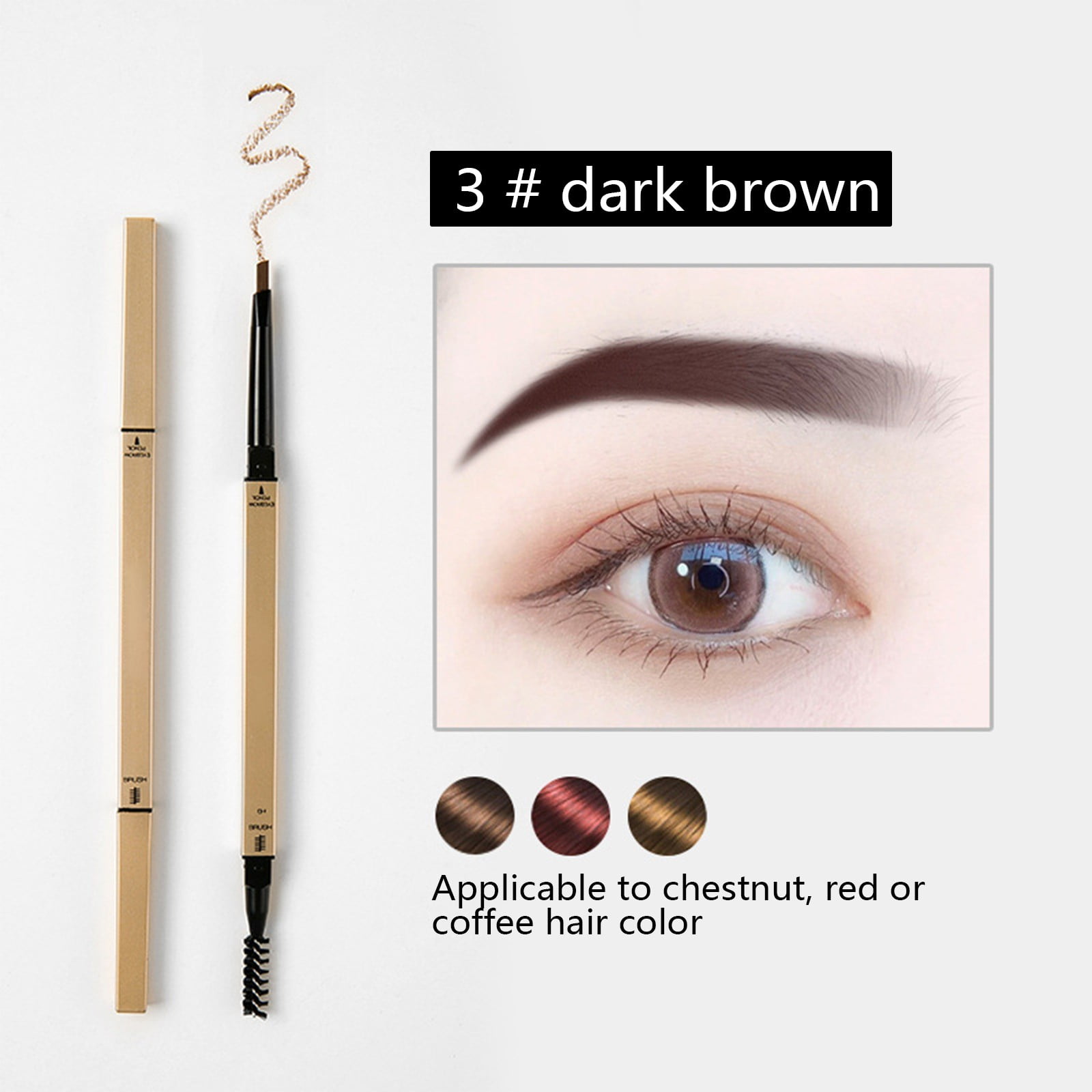 Wax Removal Pen Hair Shadow Double Head Automatic Rotating Eyebrow ... Wax Removal Pen Hair Shadow Double Head Automatic Rotating Eyebrow ...
