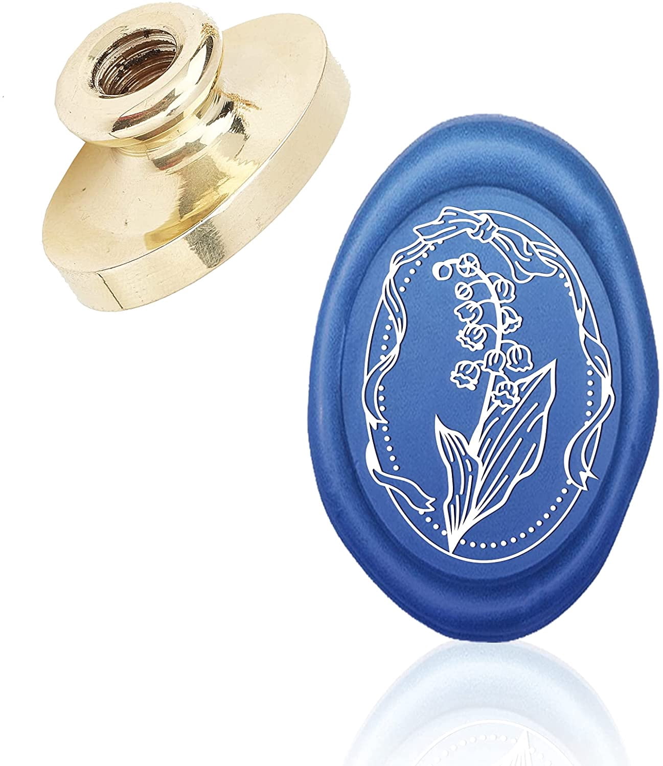 Wax Seal Head Flower Wax Seal Stamp Head Oval Sealing Wax Heads Only No ...