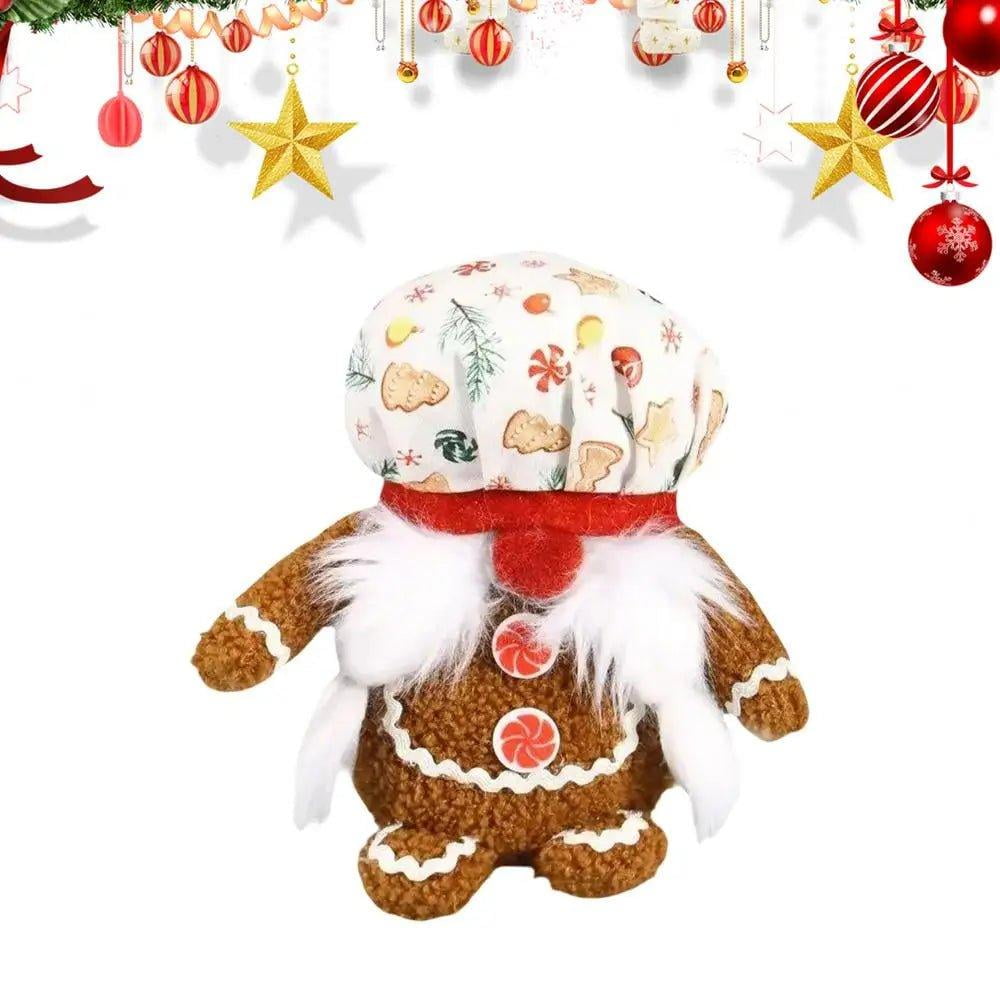 Christmas Faceless Doll Christmas Plush Cute Gingerbread Man ...