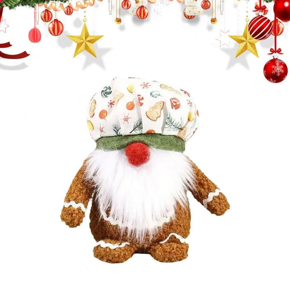 Christmas Faceless Doll Christmas Plush Cute Gingerbread Man ...