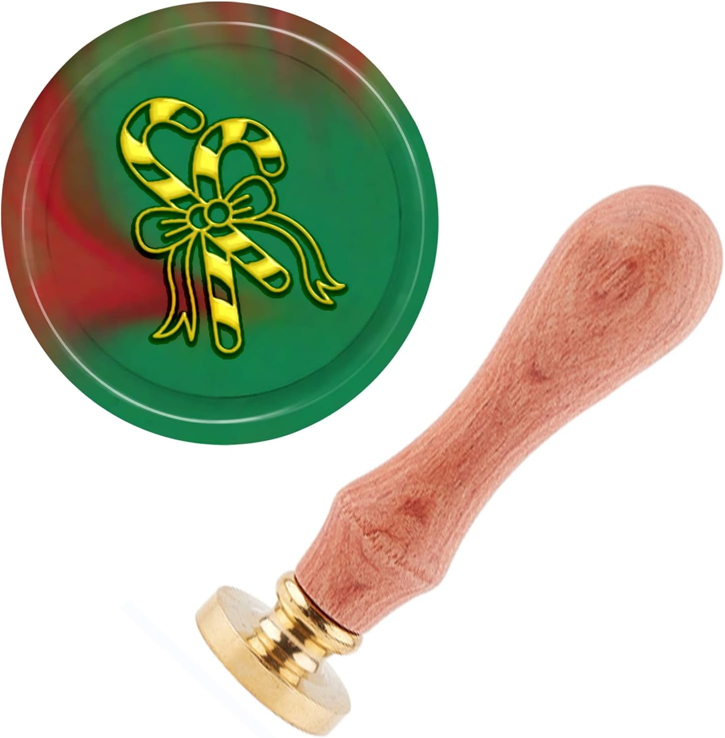 Wax Seal Stamp Christmas Candy Sealing Wax Stamp Sugar Lollipop Retro ...