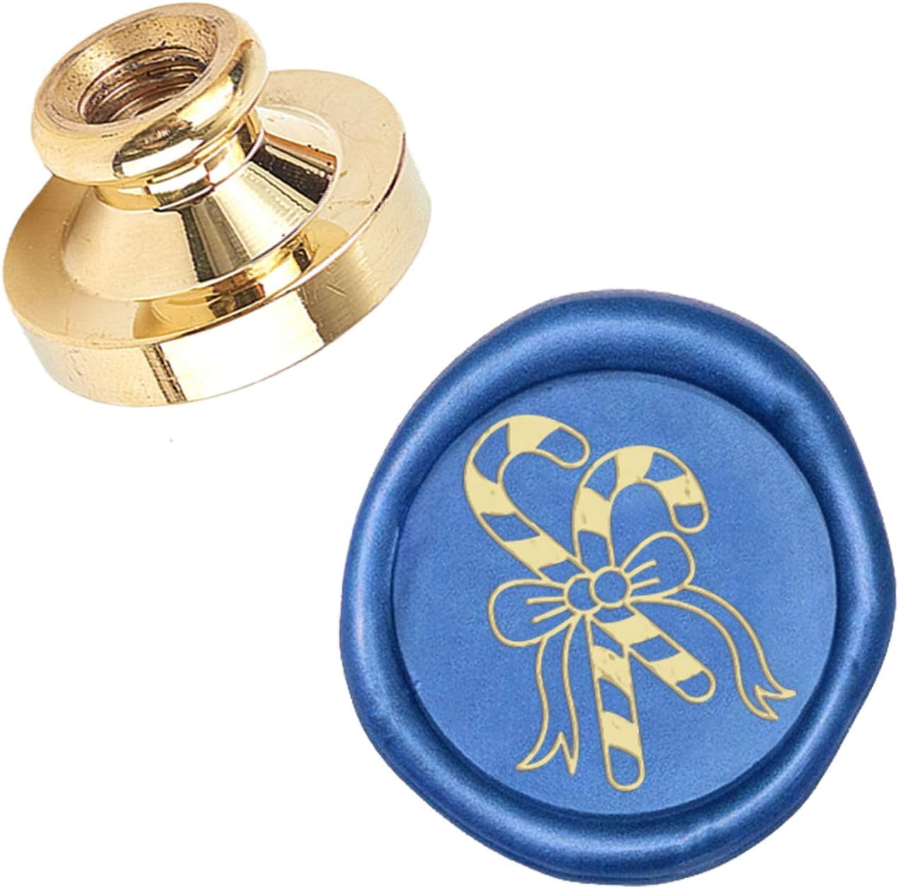 Wax Seal Stamp Head Christmas Candy Removable Sealing Brass Stamp Head ...