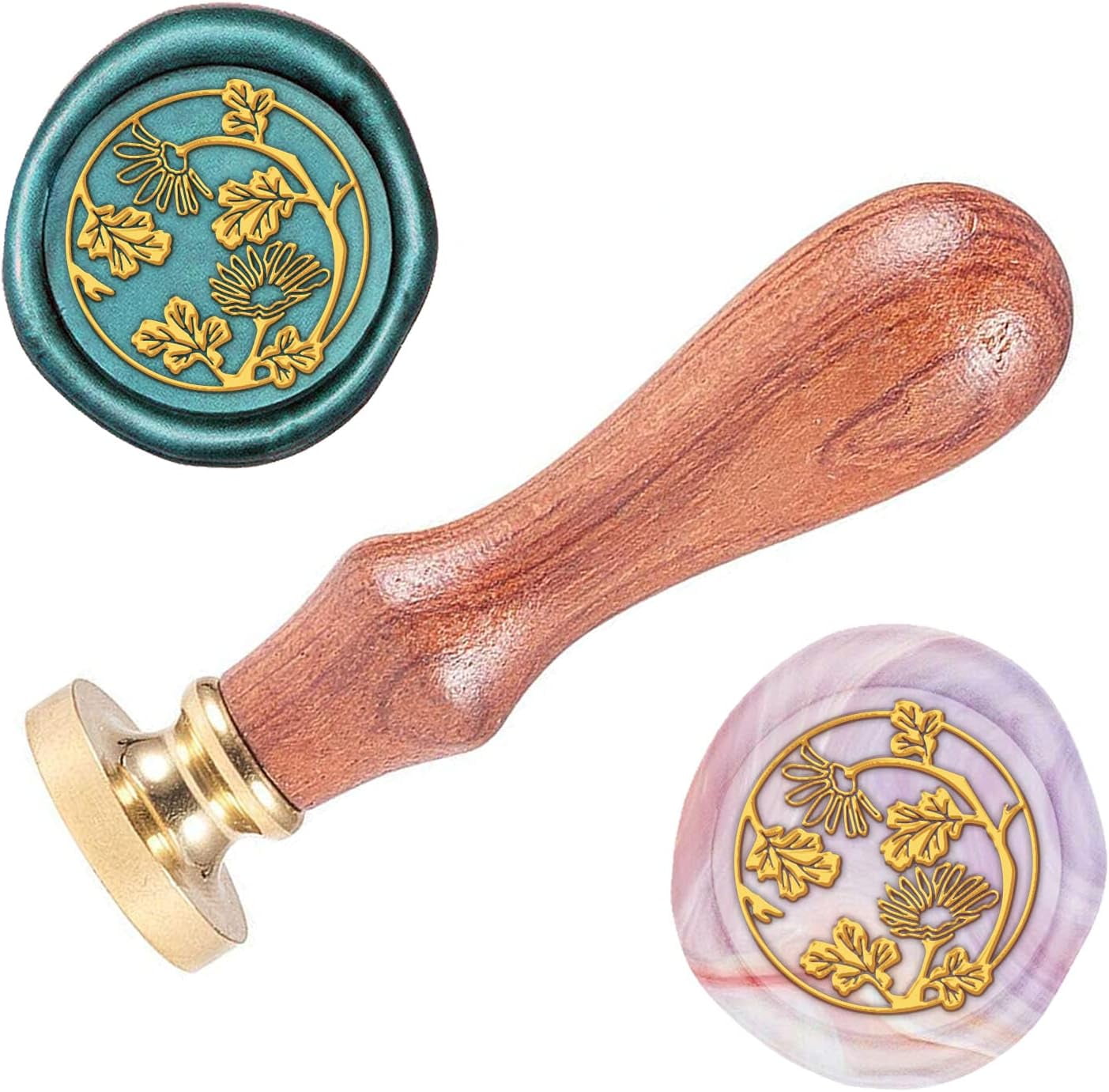 Wax Seal Stamp Kit 25mm Lower Case Letter nl Retro Brass Head Sealing ...