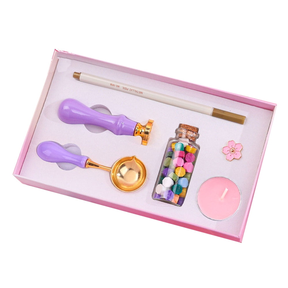 Wax Seal Stamp Kit, Sealing Wax Beads and Marker Pen, for Holiday ...