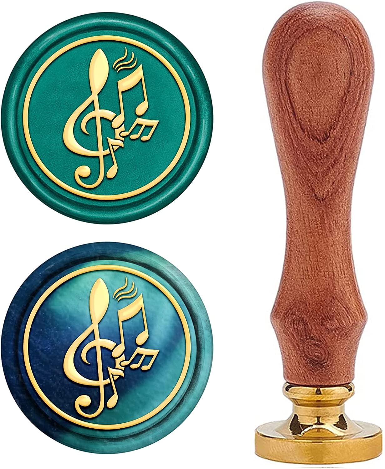 Wax Seal Stamp Music Notes Vintage Wax Sealing Stamps Musical Clef ...