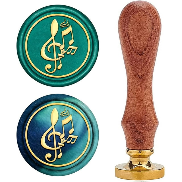 Wax Seal Stamp Music Notes Vintage Wax Sealing Stamps Musical Clef ...