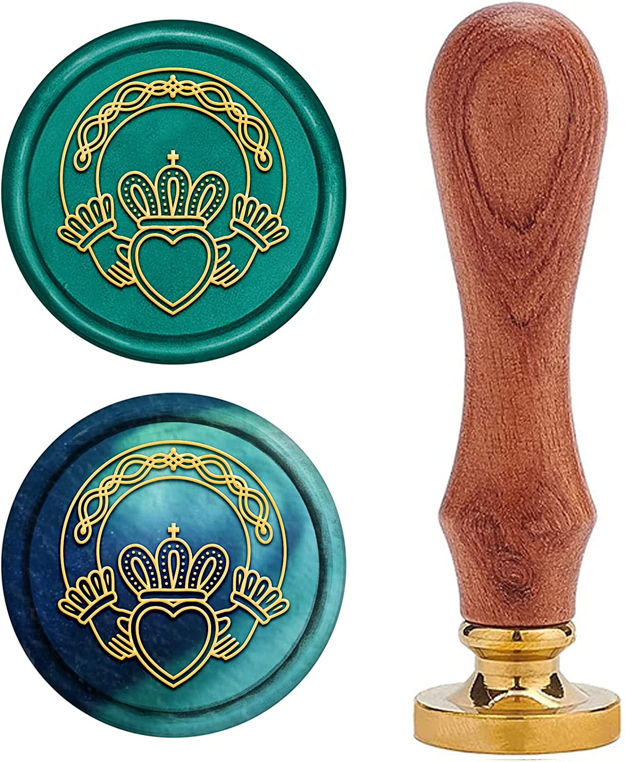 Wax Seal Stamp Vintage Sealing Wax Stamps Traditional Irish Claddagh ...