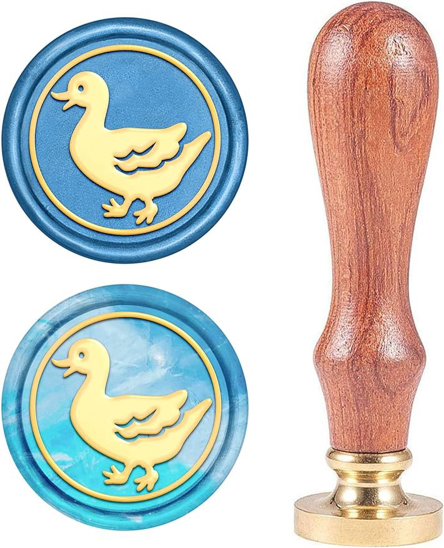 Wax Seal Stamp Vintage Wax Sealing Stamps Duck Retro Wood Stamp ...