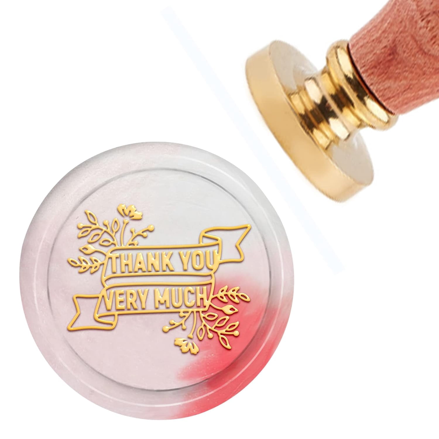 Wax Seal Stamp Words Vintage Sealing Wax Stamps Thank You Very Much ...