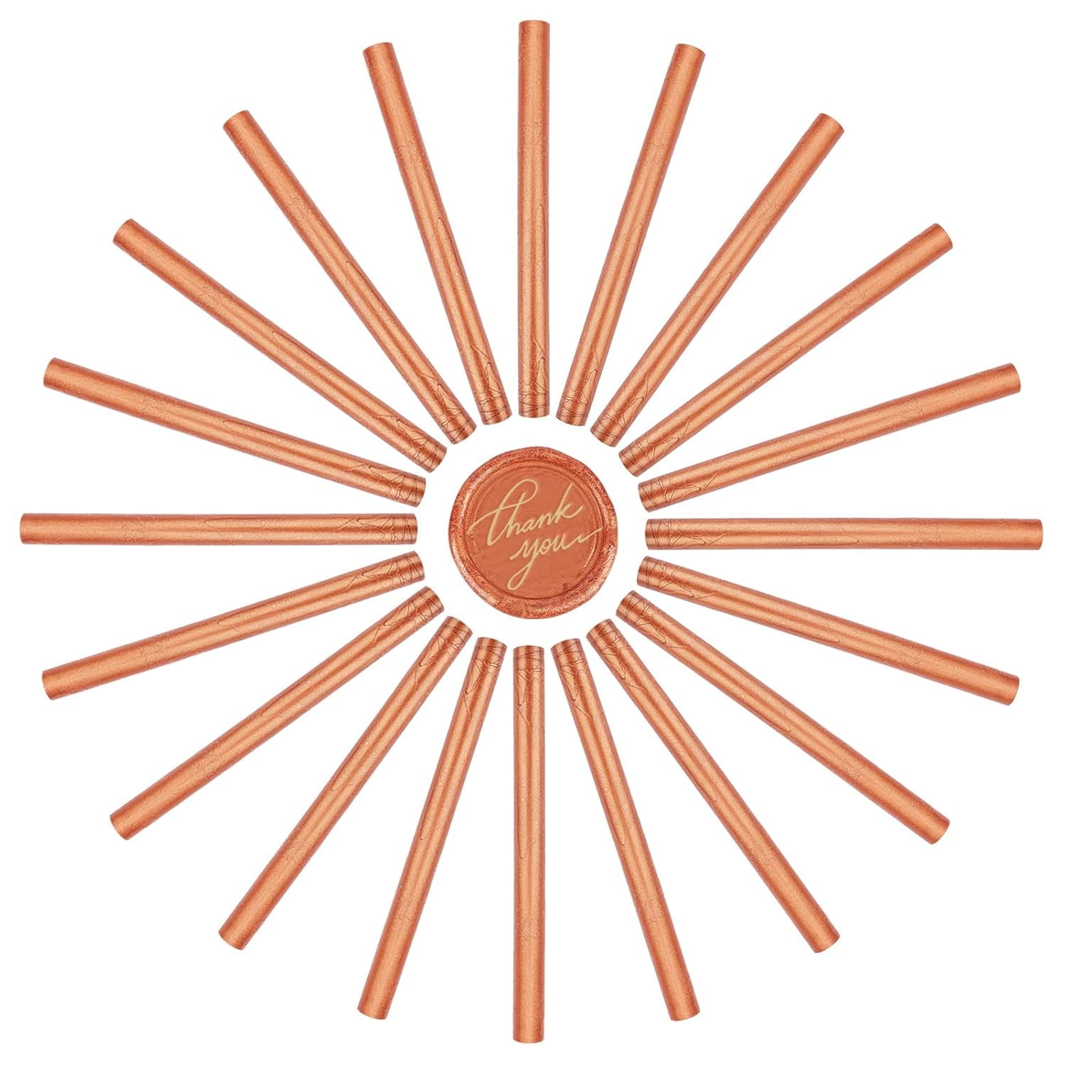Wax Seal Sticks 20pcs Sandy Brown Glue Gun Sealing Wax Sticks for Wax ...