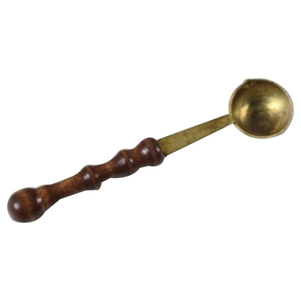 Worgeous Wax Melting Spoon with Brass and Wood Handle for Kitchen Use ...