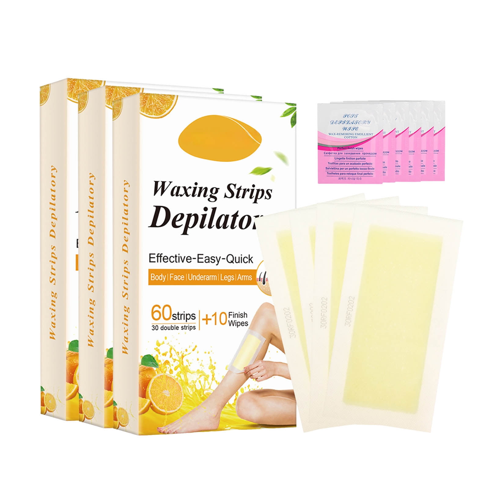Wax Strips - Body Waxing Strips, Wax Kit for Women & Men - Back Waxing ...