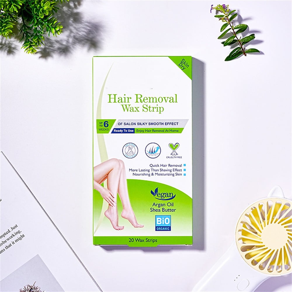 Wax Strips for Hair Removal 20 Count, Trianu Waxing Strips for Face ...