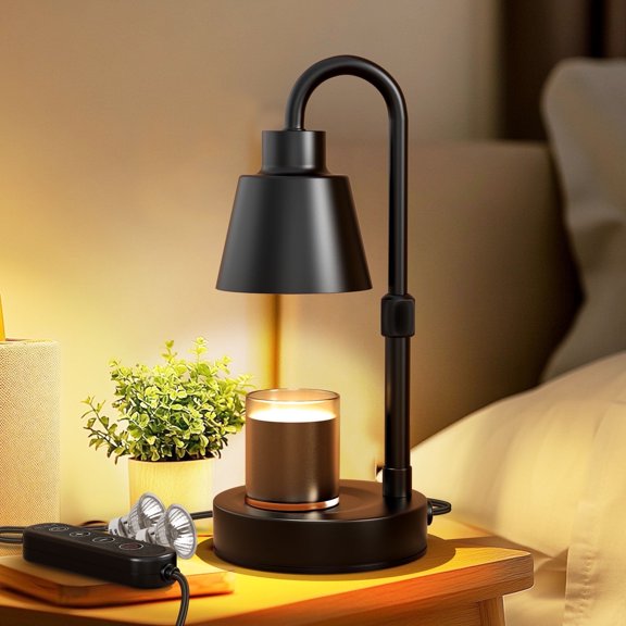 Candle Warmer Lamp with Timer as a Present, Dimmable Electric Candle ...