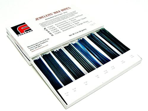 Wax Wires Jewelers Wax Wire Assortment Round & 1/2 Round Jewelry Design ...